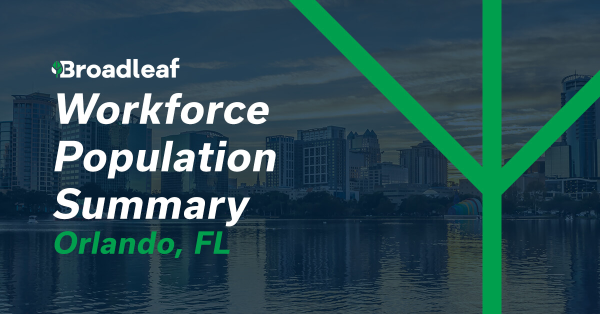 Orlando Workforce Summary | Employment & Occupational Data for Orlando ...